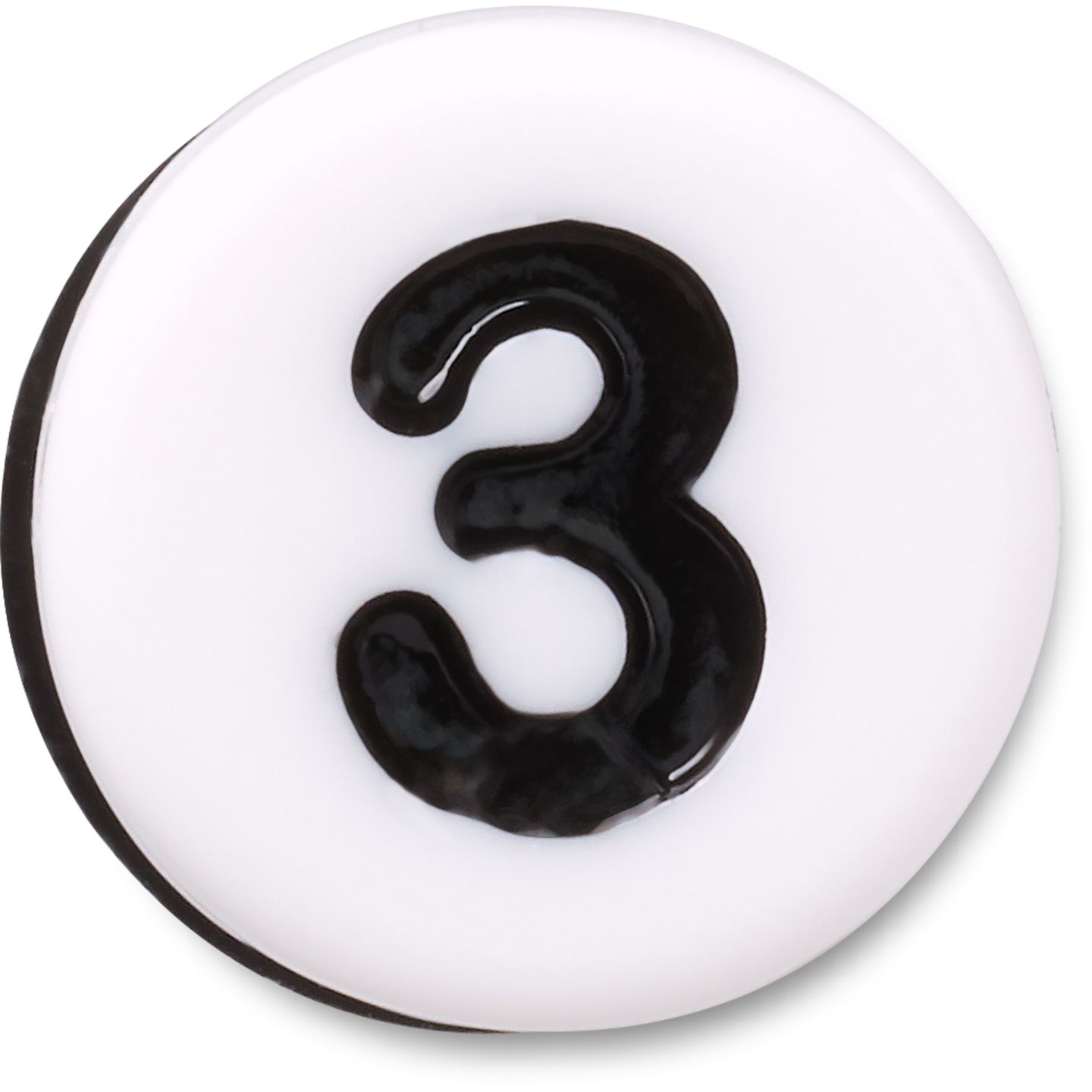 Crocs™ Jibbitz Number Three Tiny Friendship 196265859252 | OPEN24.LT